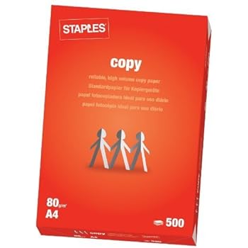 Staples Copy Paper, A4, White: Amazon.co.uk: Office Products
