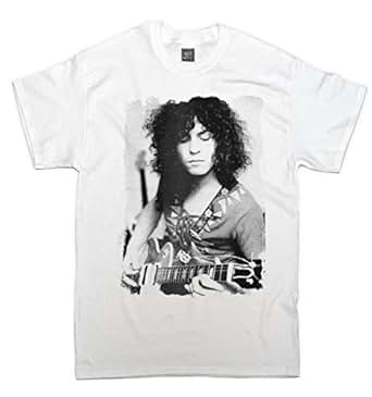 Marc Bolan guitar print t-shirt - 70's Glam Rock T-Rex vintage tee ...