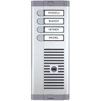 URMET POSTO ESTERNO CITOFONO 4 FILI + NEUTRO CON MICROFONO ELETTRETE 1128/500: Amazon.it ...