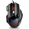 Amazon.in: Buy Xingyawl Ergonomic Wired Gaming Mouse 7 Button Led 5500 Dpi Usb Computer Mouse ...