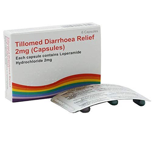 36 Diarrhoea Relief 2mg Capsules Loperamide Hydrochloride Tablets (6×6 ...