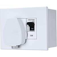 Anchor by Panasonic Polycarbonate Modular AC Box with 20Amps Single ...