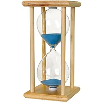 KitchenCraft Wooden 'Hourglass' Sand Timer/Egg Timer (3 Minutes ...