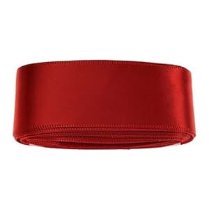 Red Satin Ribbon - 3mt - 25mm: Amazon.co.uk: Kitchen & Home