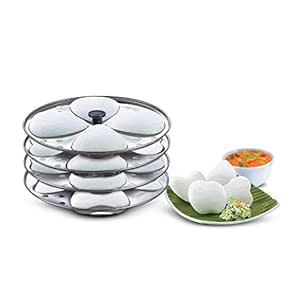 Prestige Stainless Steel Multi-Shaped Idly Stand, Silver : Amazon.in ...