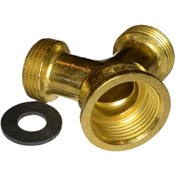 Y Inlet Pipe Washing Machine Connector 20x27mm: Amazon.co.uk: Kitchen ...