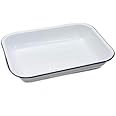 Genware 61031 Falcon Housewares Enamel Bake Pan, 31cm x 25cm x 5cm ...