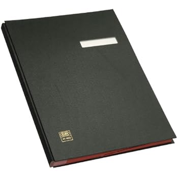 Elba 41403RO Signature Folder for DIN A4 PVC Red: Amazon.co.uk: Office ...
