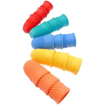 Rexel Thimblettes Size 00 - 17 Dark Orange (10 Pack): Amazon.co.uk ...