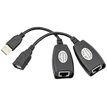 USB Over Ethernet RJ45 Extender Adapter Cat5 Cat6: Amazon.co.uk ...