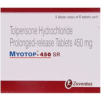 MYOTOP SR 450MG - Strip of 6 Tablets : Amazon.in: Health & Personal Care