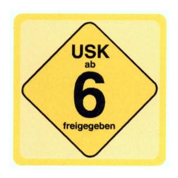 20 Stück USK 12 Aufkleber / Sticker - Freigegeben ab 12 Jahren gemäß ...