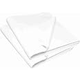 RelianceUK White Tissue Paper 100 Sheets - 35 X 50 cm, 18 GSM Acid Free ...
