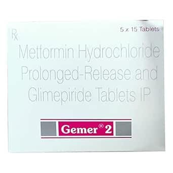 Gemer 2 - Strip of 15 Tablets : Amazon.in: Health & Personal Care