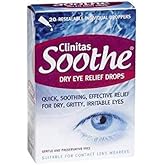 Clinitas Soothe Dry Eye Relief Drops 0.5ml Vials 20 Drops x 3 Packs ...