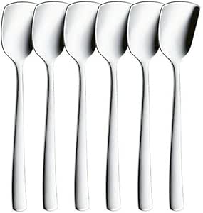 WMF Bistro Traditional Ice Cream Spoons, Stainless Steel, Set of 6 ...