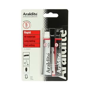 Araldite 15ml Extra Strong Rapid Adhesive in Tube Pack (Set of 2 ...