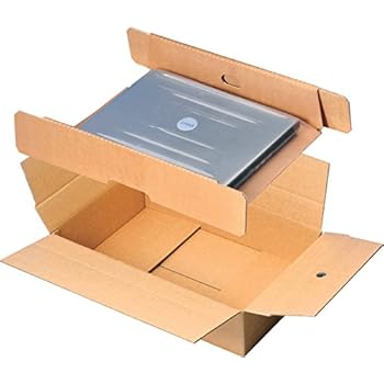 Carton pour ordinateur portable-emballage carton ondulé, i : 548 x 358 ...