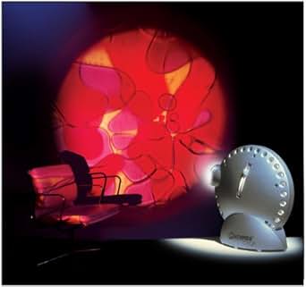 Mathmos Space Projektor in Silber mit Lavalampen Effekt Violett/Rot ...