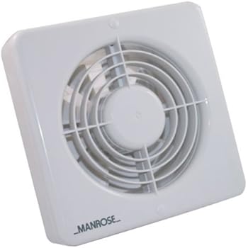 Manrose XF150ALV 150mm/6" 12v XF150 Series SELV Automatic Axial Wall ...