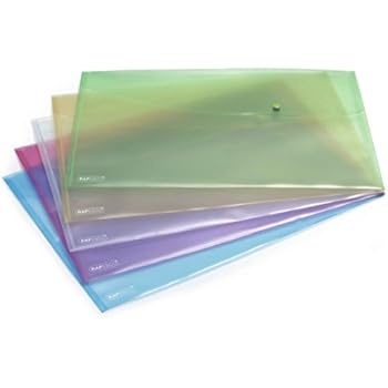 10 x A3 Clear File Covers Open Top + Side Premium Plastic Folder ...