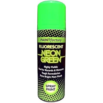 Fluorescent Neon Green Spray Paint 200ml: Amazon.co.uk: DIY & Tools