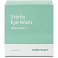 Lewis-Plast Premium 20ml Saline Eye Wash Pods Box of 25 - Contains ...