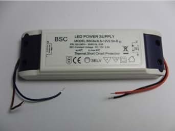 LED Power Supply Transformer SELV DC 12V 2.5A 30W: Amazon.co.uk: Lighting
