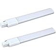 Compact G23 LED PL Lamp, 2-Pin Tube Shape Light Bulb, Cool White 6000K ...