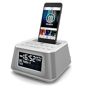 Madingley Rise DAB Bedside Docking Station Alarm Clock Digital FM Radio ...