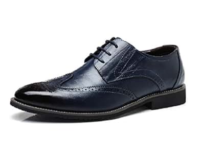 Chaussure Homme Cuir, Brogue Lacets Derby Mariage Dressing Oxford ...
