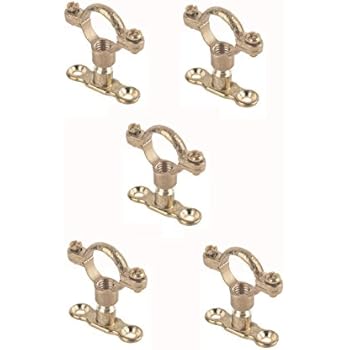 Visua Cast Brass Munsen Ring & Back Plate Pack of 5, for 15mm Pipes ...