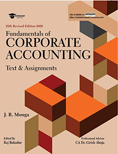 Buy Fundamentals of Corporate Accounting : Text and Assignments Book ...