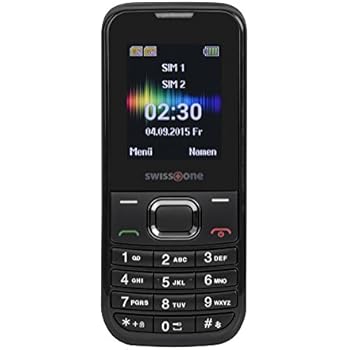 swisstone SC 230 - Dual SIM Handy schwarz: Amazon.de: Elektronik