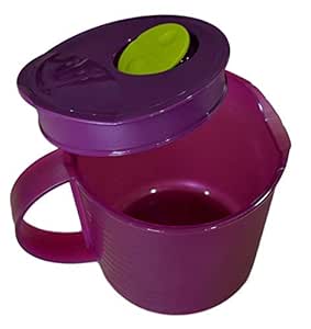 Buy Tupperware Crystal Wave Pitcher Microwave Cookware, 1 L, Purple ...