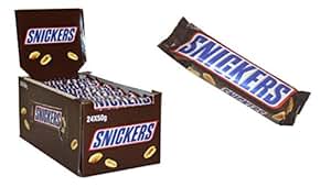 Snickers Bar 50g x 24 (Pack of 24): Amazon.co.uk: Grocery
