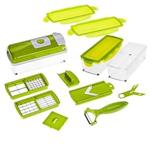 Genius Nicer Dicer Smart | 13 Pieces | Food-Chopper | Multi-Cutter ...