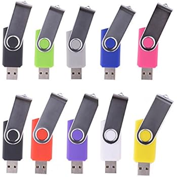 Lot de 100 Cles USB 1Go Cle USB 2.0 Flash Drive Clef USB Pivotant ...