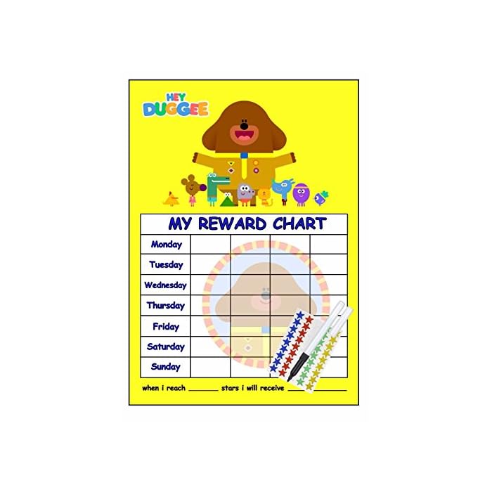 Buy Hey Duggee Re-usable Reward Chart, (including FREE Star Stickers ...
