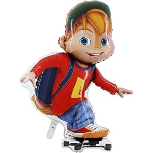 39 Inch Alvin Skateboarding Foil Balloon - Alvin and the Chipmunks ...