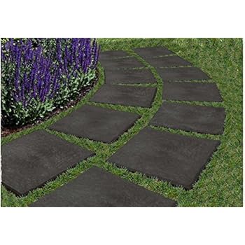 10 x Garden Paving Slabs 12" Stomp Stones Pathway Lawn Steps Walk ...
