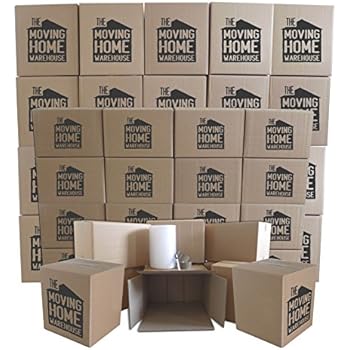 HOUSE MOVING BOXES - 2-3 BEDROOM DELUXE MOVING KIT (32 BOXES) - FREE ...