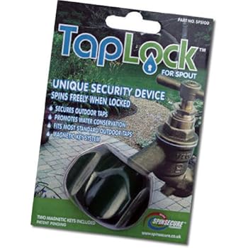 Taplock for Spout. Outdoor garden tap security lock device Ideal. for ...