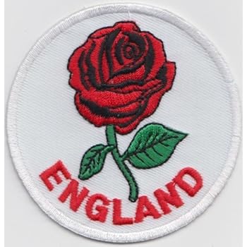 Canterbury ENGLAND RUGBY ROSE Iron on Sew on Embroidered Patch Badge ...