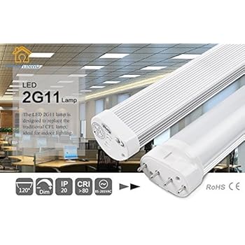 Lampada LED Attacco 2G11 4 Pin 18W 410mm Bianco Freddo 220V Sostituisce ...