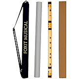 Foxit Professional Flutes C Sharp Medium Right Hand Bansuri Size 18.5 ...