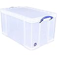 Really Useful Box 84C 84 Liter Box Transparent 710x440x380 mm PP ...