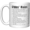 NCIS "Gibbs' Rules " Coffee Mug, White: Amazon.co.uk: Kitchen & Home