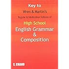 Key to Wren & Martin's Regular & Multicolour Edition of High School ...
