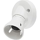 New Bayonet Batten White Ceiling Lamp Holder BC B22 Light Bulb Socket ...